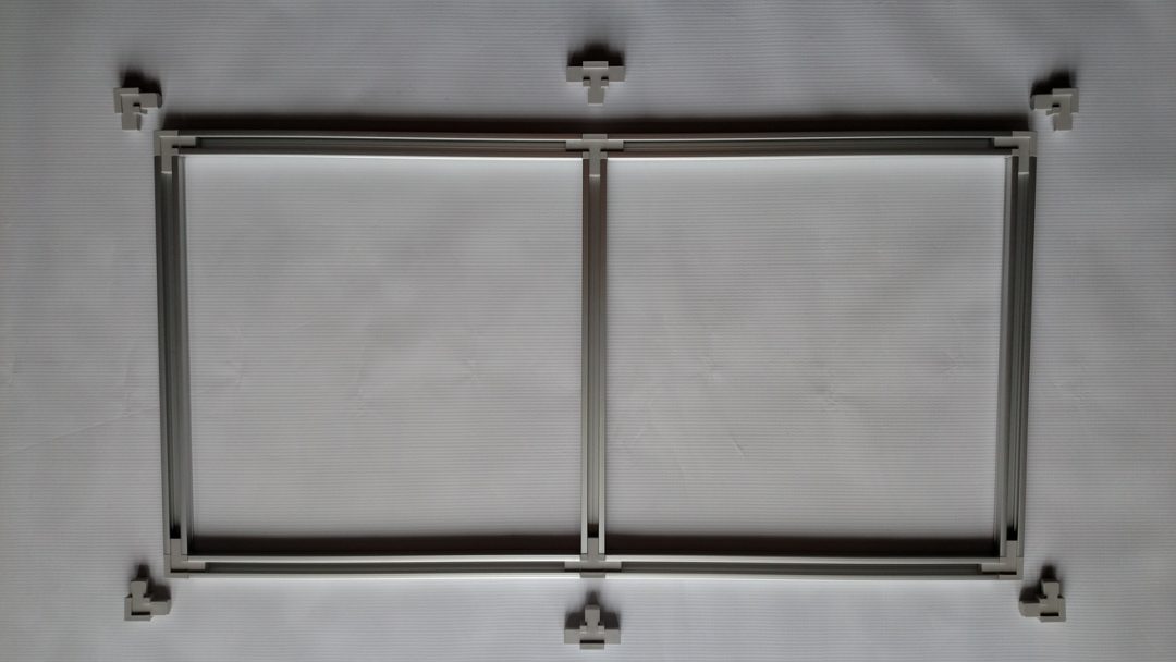 Frame showing connector Positions | Air Solution Company