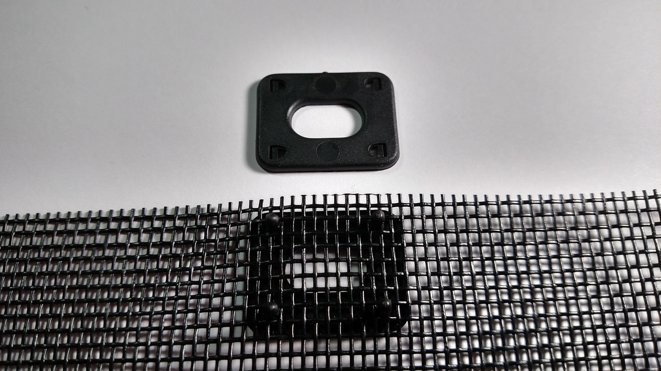 Grommet Pins through mesh | Air Solution Company